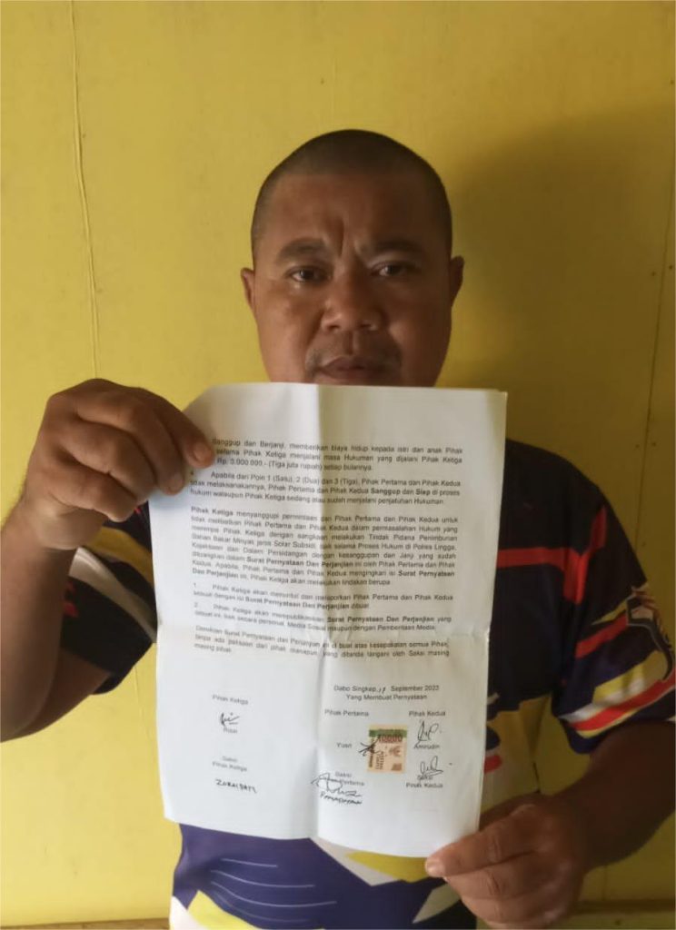 Bebas Dari Penjara, Rizal Diduga Korban Mafia BBM Buka Suara - prokepri.com