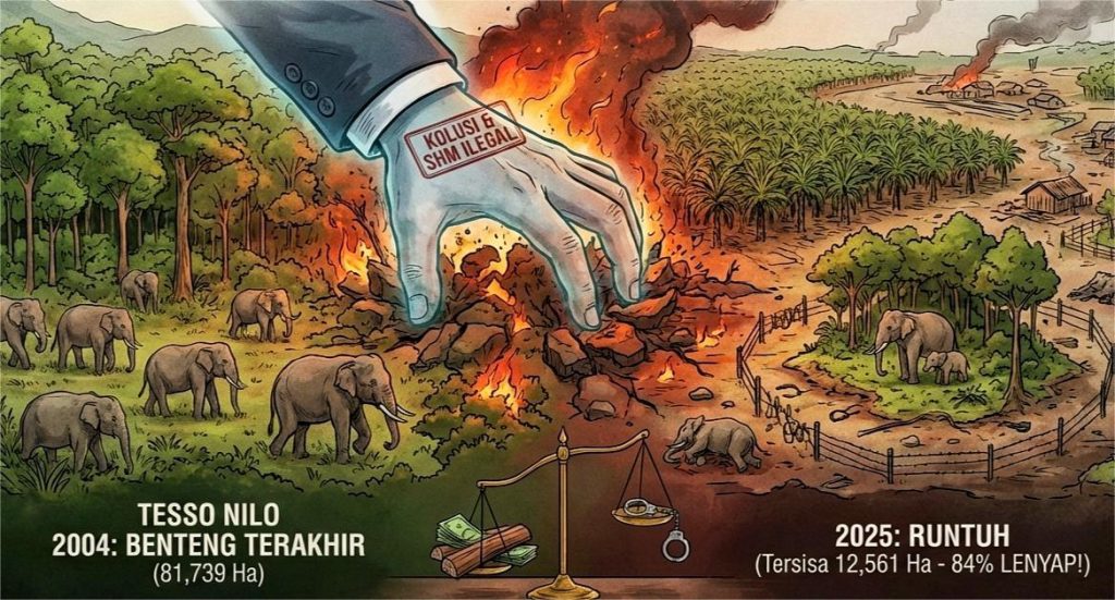 Tesso Nilo: Ketika Konservasi Kalah Dari Kolusi - prokepri.com